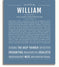 William | Name Art Print – Name Stories