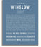 Winslow Personalized Name Meaning Art Prints – Name Stories