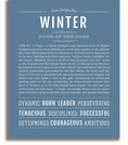 Winter | Name Art Print – Name Stories