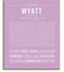 Wyatt | Name Art Print – Name Stories