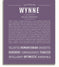 Wynne | Name Art Print – Name Stories