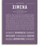 Ximena | Name Art Print – Name Stories