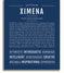 Ximena | Name Art Print – Name Stories