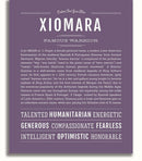 Xiomara Personalized Name Meaning Art Prints – Name Stories