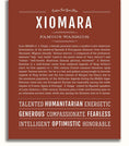 Xiomara Personalized Name Meaning Art Prints – Name Stories