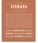 Xiomara | Name Art Print – Name Stories
