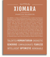 Xiomara Personalized Name Meaning Art Prints – Name Stories