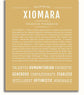 Xiomara | Name Art Print – Name Stories