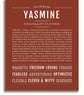 Yasmine | Name Art Print – Name Stories
