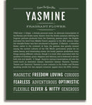 Yasmine | Name Art Print – Name Stories