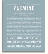 Yasmine | Name Art Print – Name Stories