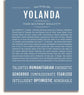 Yolanda | Name Art Print – Name Stories