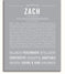 Zach | Name Art Print – Name Stories