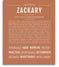 Zackary | Name Art Print – Name Stories