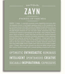 Zayn | Name Art Print – Name Stories