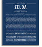 Zelda | Name Art Print – Name Stories