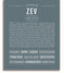 Zev Personalized Name Meaning Art Prints – Name Stories