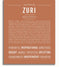 Zuri | Name Art Print – Name Stories