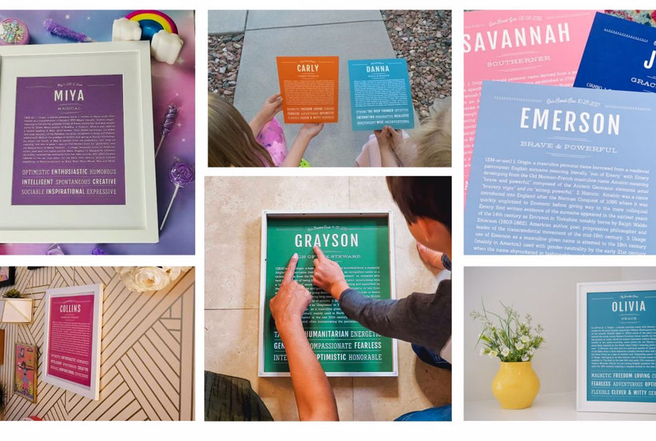 Unique Personalized Gifts | Name Meaning Art and Prints | Name Stor...