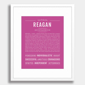 Fonts For The Name Reagan