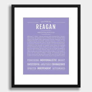 Fonts For The Name Reagan