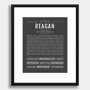 Fonts For The Name Reagan